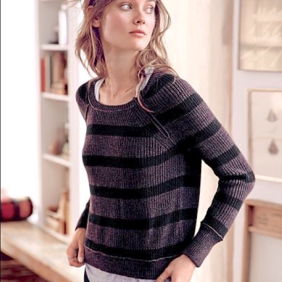 Victoria's Secret | Sweaters | Euc Victorias Secret Small Striped Knit ...